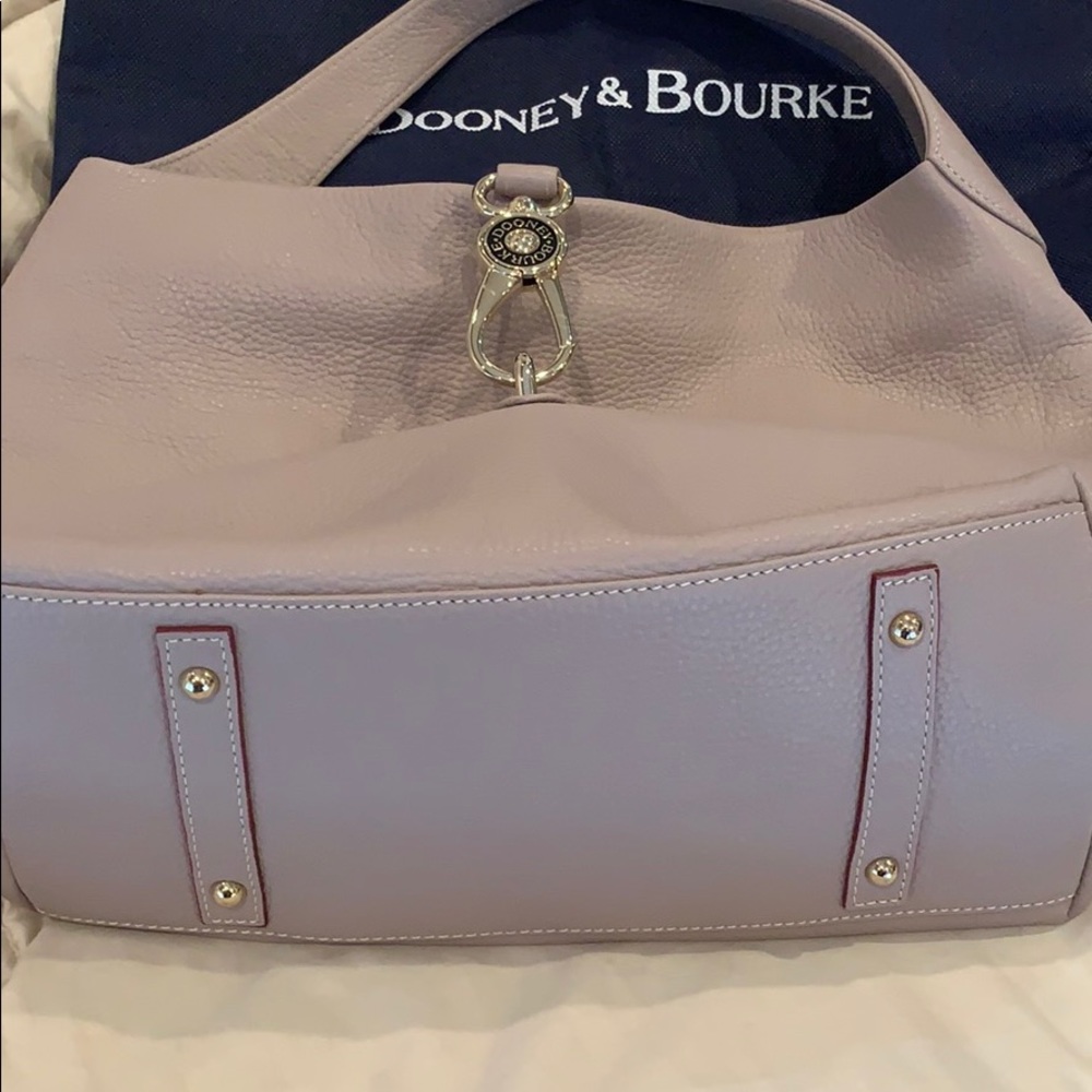 Dooney And Bourke Belvedere Logo Lock Shoulder Bag - Gem